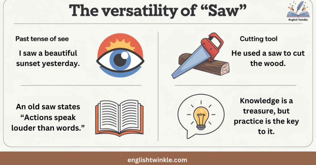 What is the Past Tense of See and its Past Participle? - English Twinkle