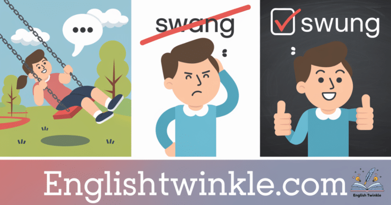 What is the past tense of swing? Is it swing, swang or swung? - English ...