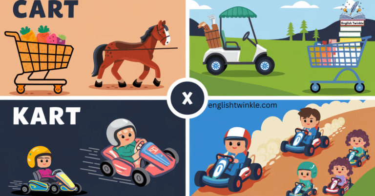 Cart vs Kart: Which Spelling to Use? - English Twinkle