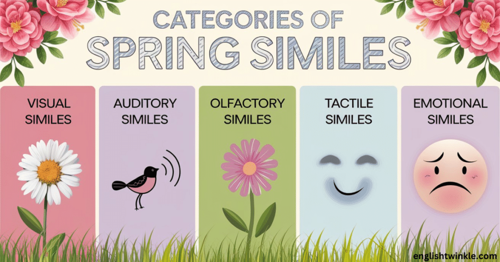 49 Similes for Spring: A Seasonal Symphony of Comparison - English Twinkle