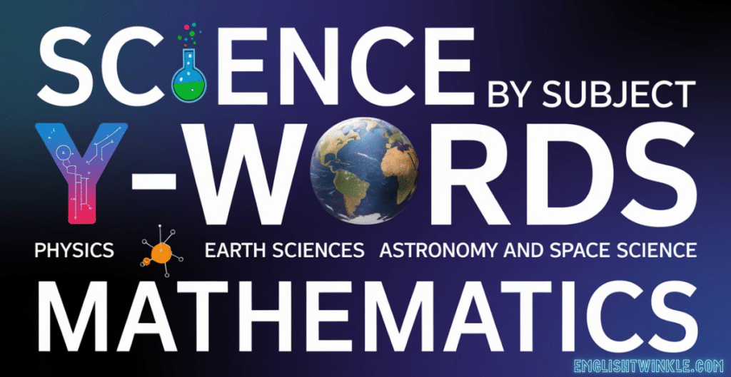 130 Fascinating Science Words That Start With Y-English Twinkle