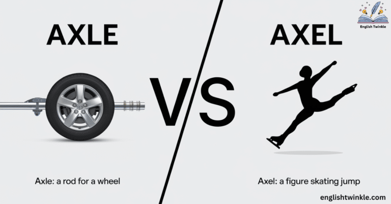 Axle or Axel: What’s the Difference? - English Twinkle