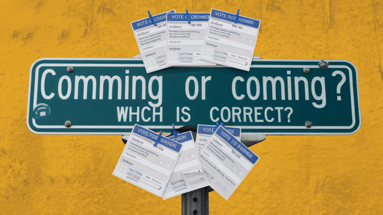 Comming Or Coming: Which Is Correct? - English Twinkle